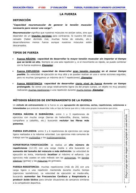 Definicion De Fuerza En Educacion Fisica Ejemplos Ejemplo Interesante