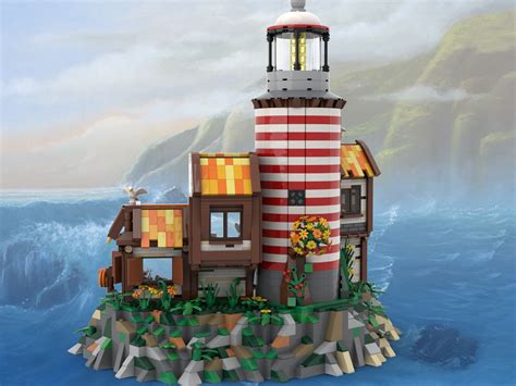 Moc Lighthouse Full Build Lego Town Eurobricks Forums