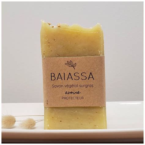 Savon solide bio Baïassa Protecteur Lait d Avoine