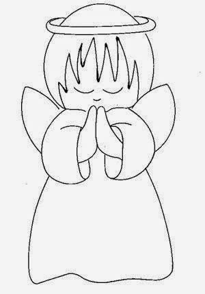 Desenho De Anjo Para Colorir E Imprimir Esse Lindo Desenho De Anjinho