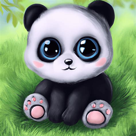 Cute Adorable Baby Panda Creative Fabrica