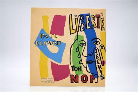 ELUARD Liberté j écris ton nom Edition Originale