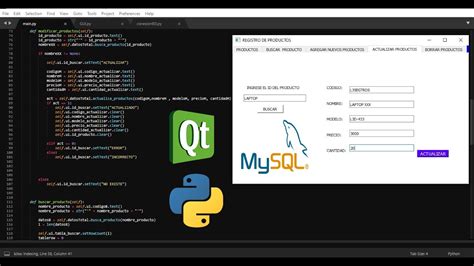 Base De Datos Con Python GUI En PyQt5 YouTube