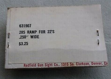 Redfield Re Sharpshooter Peep For Grooved Receivers Rimfire