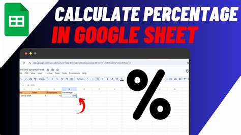 How To Calculate Percentage In Google Sheet Quick Easy Youtube