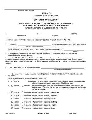 Fillable Online Attorneygeneral Jus Gov On Form D Ministry Of The