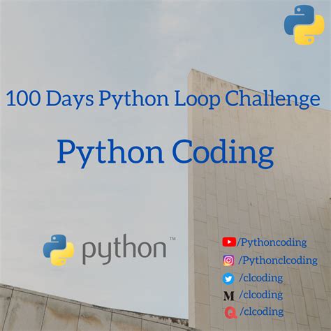 100 days python loop challenge python coding
