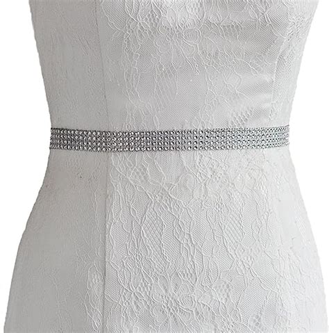 BOLAWOO 77 Damen Taillengürtel Glitzer Gürtel Guertel Brautkleid