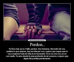 Imágenes de amor con frases perdóname si te hice mal Imagenes de amor