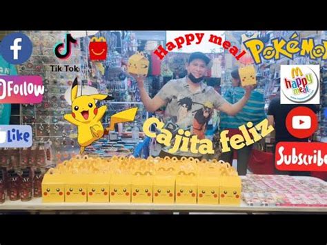 Cajita Feliz Pokemon Unboxing Cajitas Felices Macdonalds