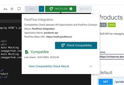 New Feature SwaggerHub PactFlow Pactflow