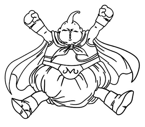 Desenhos Do Majin Boo Para Colorir Bora Colorir