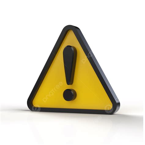 Free Warning Sign Icon Transparent Background Png With