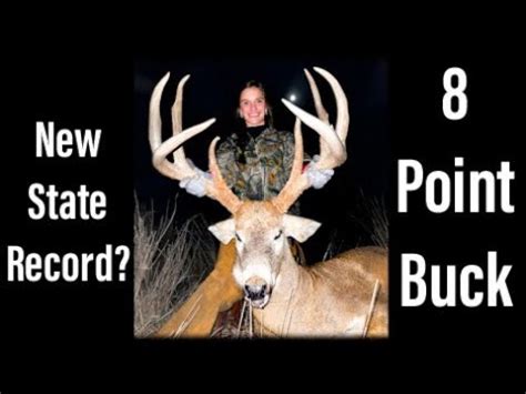 Unofficial New State Record Point Whitetaildeer Wildlife Hunting