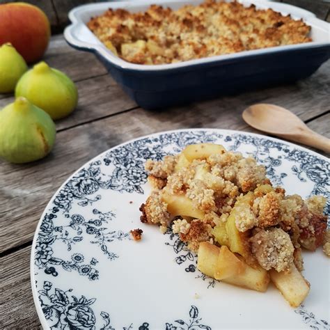 Crumble Pommes Figues Sans Beurre T I T O U L E T T E Cuisine