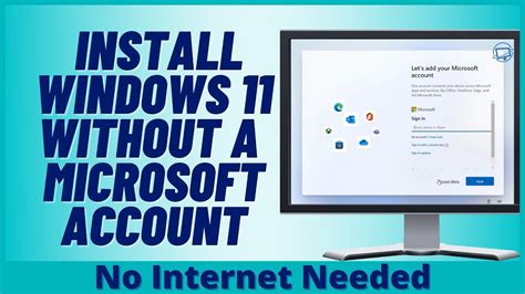 How To Install Windows 11 Without A Microsoft Account YouTube