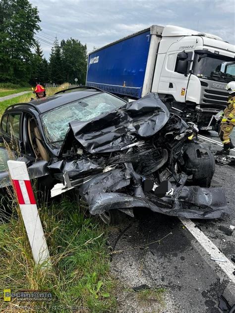 Wypadek na DK75 w powiecie brzeskim Są ranni ZDJĘCIA Bochnianin pl