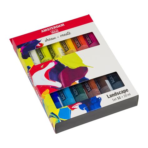 Akrylové farby Amsterdam sada 12 x 20ml Landscape Artleonarto sk