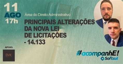 Acompanhe Principais Altera Es Da Nova Lei De Licita Es Online