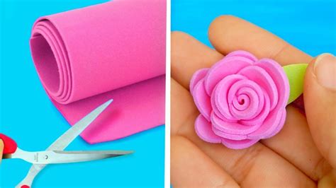 9 Flores con foamy goma eva Ideas fáciles para decorar regalar o