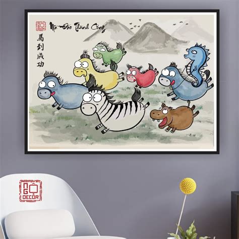 Tranh Canvas V Tri M I Dell Th Nh C Ng Trang Tr Decor B N L M Vi C