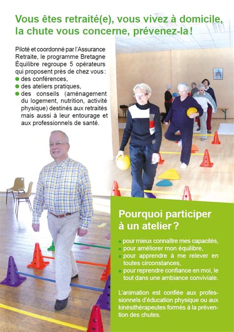 Atelier de prévention des chutes Mardi 7 Novembre KLEG INFOS