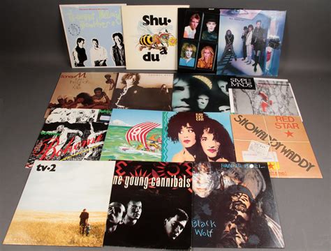 Samling Lp Plader Og Singler Ultimo 1900 Tallet 5 Kasser