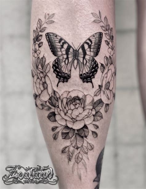 Share 72 Butterfly And Flower Thigh Tattoos Super Hot In Cdgdbentre