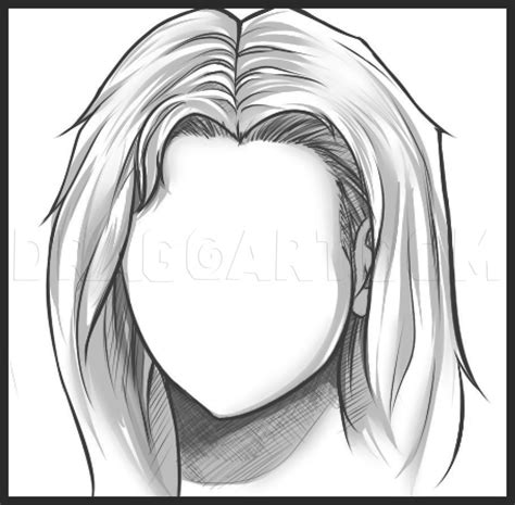 How To Draw Long Hair Step By Step Drawing Guide By Dawn Artofit