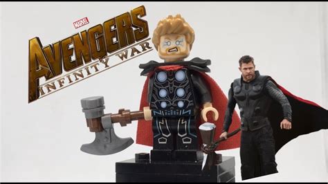 Lego Marvel Avengers Infinity War Thor Improved Custom Minifigure