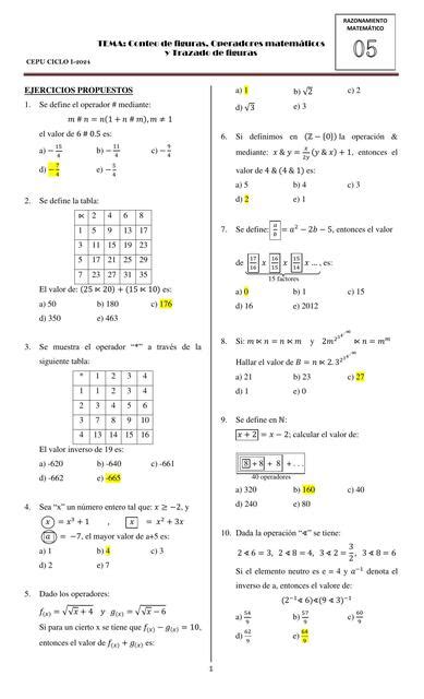Conteo de figuras operadores matemáticos y trazado de figuras