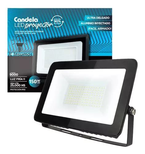 Reflector Led W Luz Fria Alta Potencia Candela