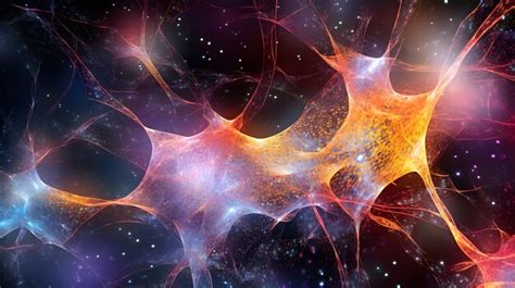 Premium AI Image A Close Up Of A Cell With Many Different Colored