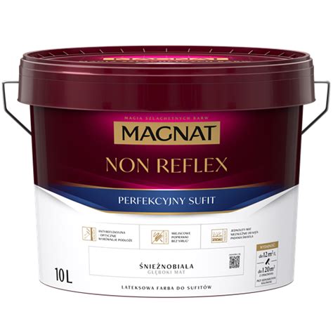 MAGNAT Non Reflex 10L Farba Biała antyrefleksyjna do sufitów biały