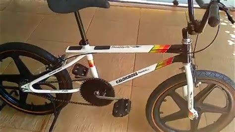 Caloi Cross Extra Nylon Freestyle 1986 Preta E Branca YouTube