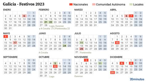 Calendario Laboral De Galicia 2024 Festivos Puentes Semana Santa Y