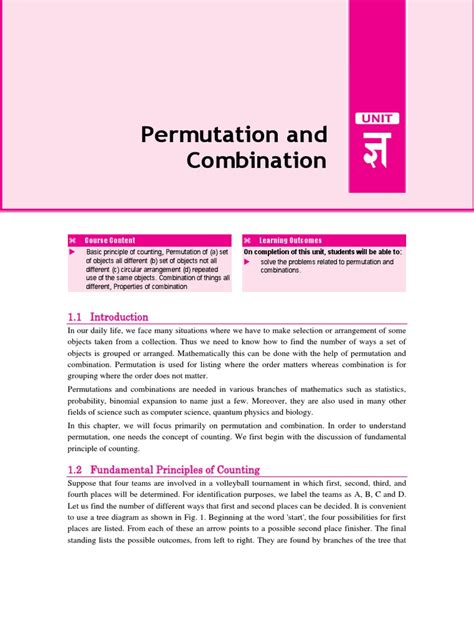 chapter 1 permutation and combination pdf permutation numbers