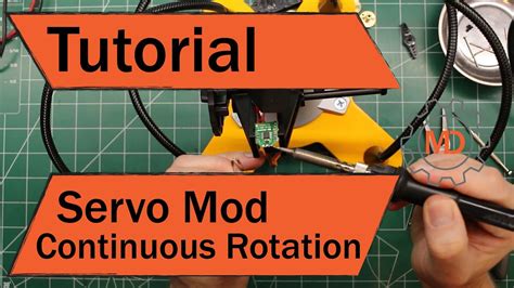 How To Modify Servo For Continuous Rotation YouTube