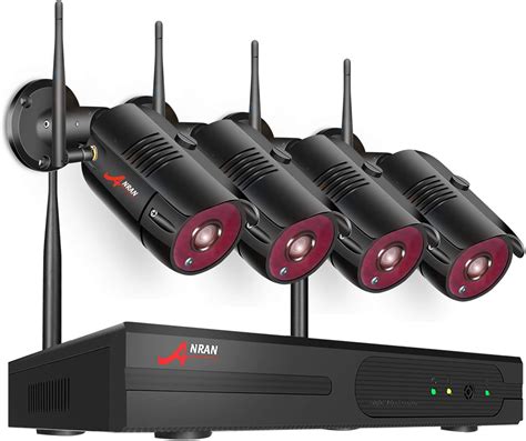 ANRAN Wireless CCTV Camera System With HD Monitor Home Security WiFi