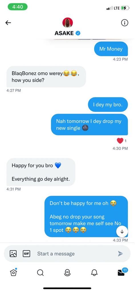 Ilva On Twitter RT Just Halal Leaked BlaqBonez And Asake DM