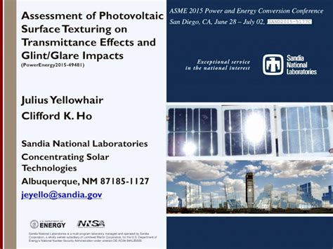 Pdf Assessment Of Photovoltaic Surface Texturing On Assessment