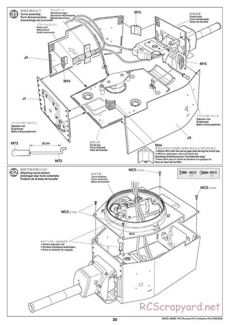 Tamiya Manual Russian Heavy Tank Kv Gigant