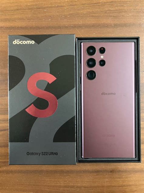 Yahoo オークション Galaxy S22 Ultra バーガンディ 256 GB docomo版