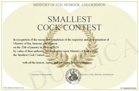 Smallest Cock Contest