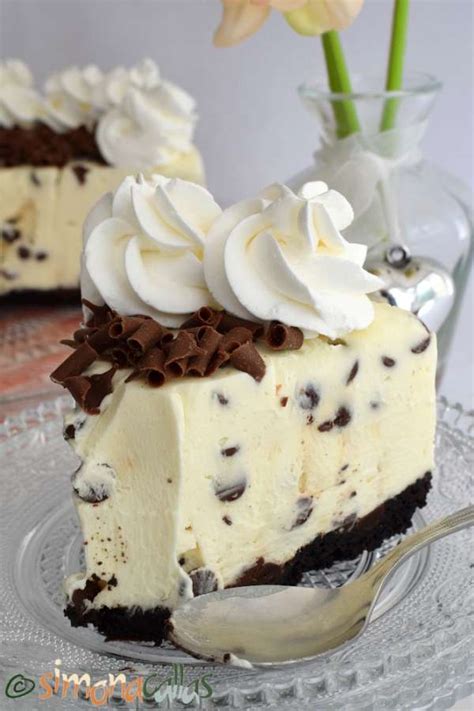 No Bake Chocolate Chip Cheesecake Simonacallas