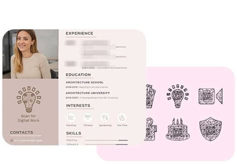 Qr Code Resume Template