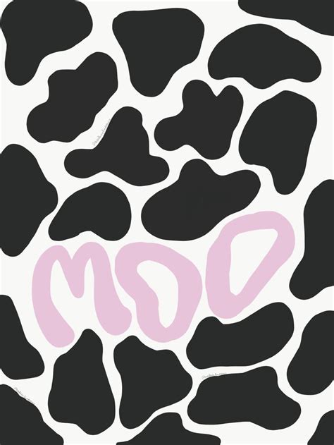 Cow Print Wallpaper