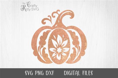 Floral Pumpkin SVG Pumpkin SVG Cricut Silhouette 2846415