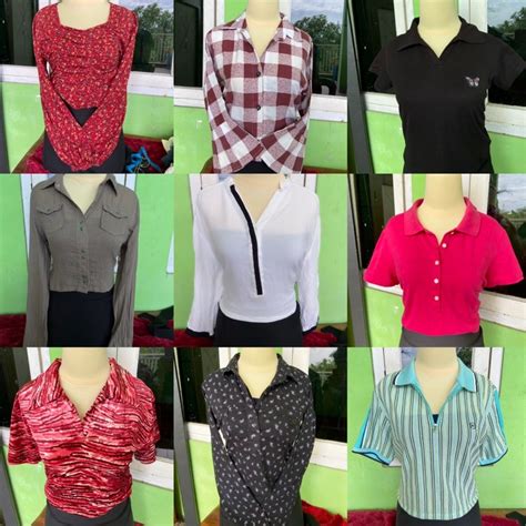 Jual Thrift Atasan Crop Murah Part 4 SERBA 25 000 Shopee Indonesia