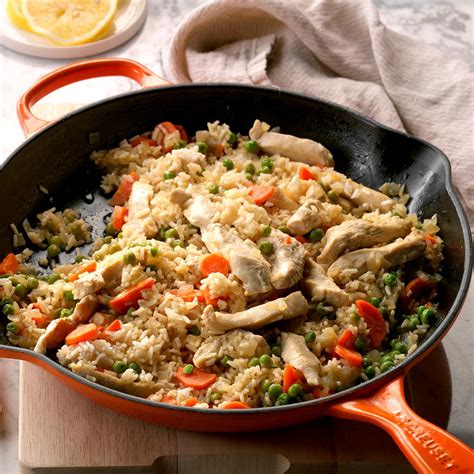 Lemon Chicken And Rice Recipe Taste Of Home